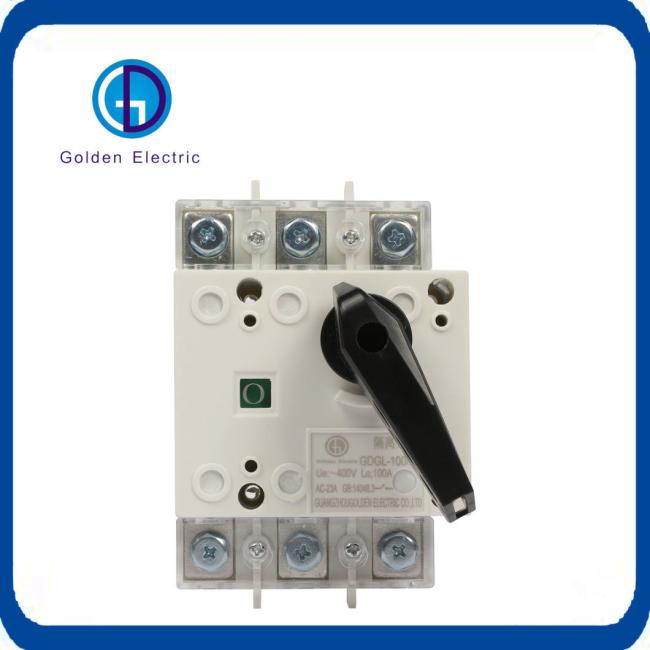 2p 32A Single Throw Changeover Knife Switch 250V Disconnect Switch Isolator Switch for Retail