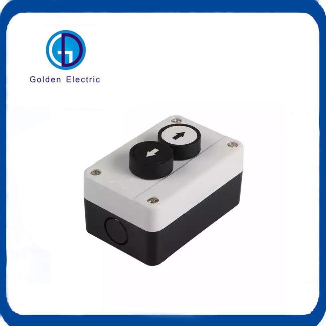 Red Mushroom Head Push Button Control Enclosure Single Hole Control Switch Box Emergency Control Box Pushbutton