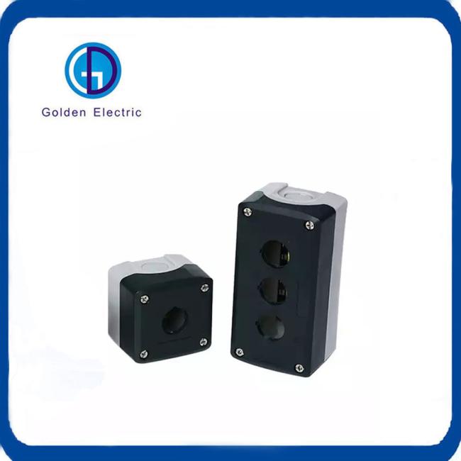 Red Mushroom Head Push Button Control Enclosure Single Hole Control Switch Box Emergency Control Box Pushbutton