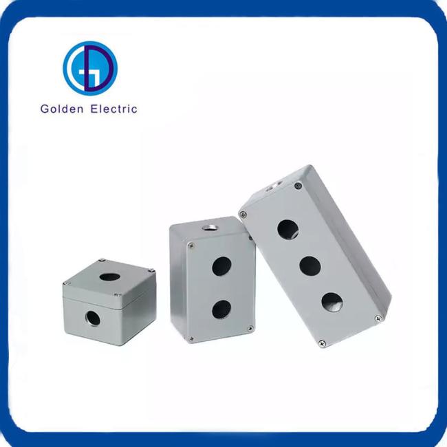 Three Phase Push Button Switch Metal Plastic on off Power Pushbutton Switch Box