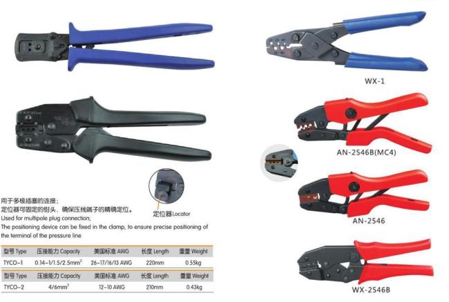 Solar Photorolatic Connector Mc3/Mc4 Crimping Tool