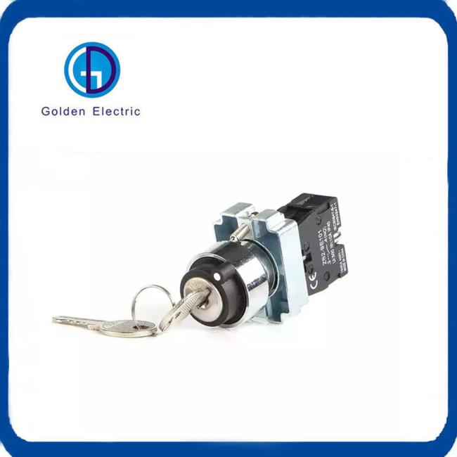 Push Button Start Stop Label No+Nc 1 Red Pilot Light 2 Spring Return Push Button Control Box