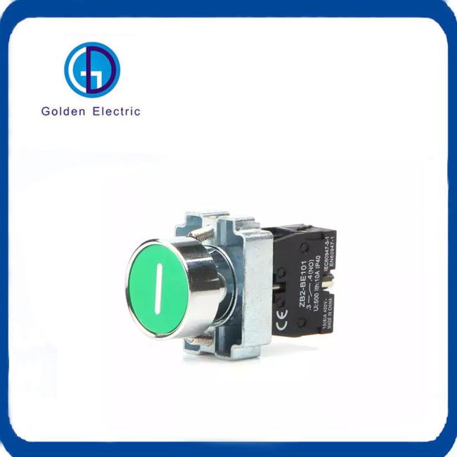 Push Button Start Stop Label No+Nc 1 Red Pilot Light 2 Spring Return Push Button Control Box