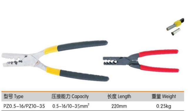 Mini Crimping Plers for Non-Insulated Terminals