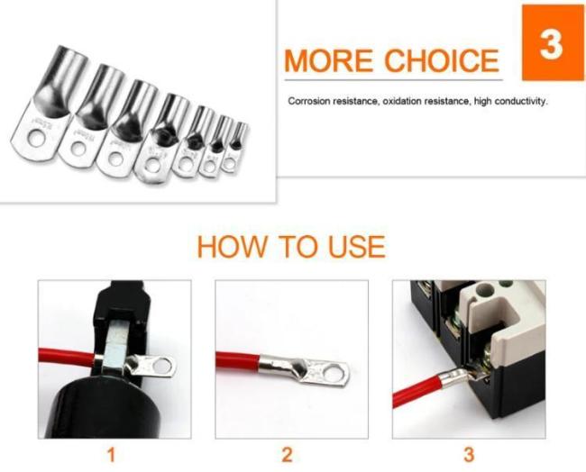 Sc Full Series Tinned Plated Copper Cable Lug