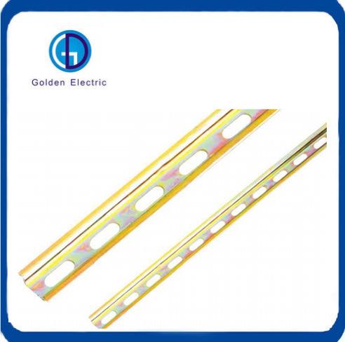 DIN Rail 15mm Width 5.5mm Height of 1 or 2 Meter M4 M6 Fixed Hole Industrial Steel DIN Rail