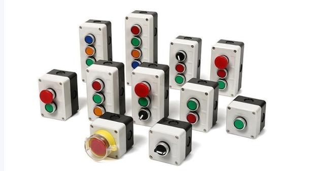 Electrical Push Button Switch Control Box with Push Button Switch Switch Box Control Switch Panel Parts