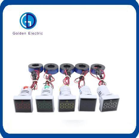 AC 60V-500V Plastic Digital Voltmeter LED Indicator Light Warning Light