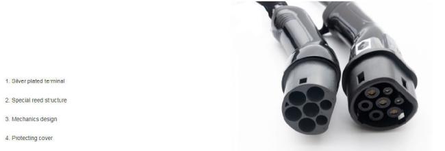 Electric Car Charger 16A/32A Type 1 to Type 2 EV Charging Cable