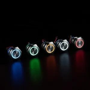 Small Mini Metal Momentary Switch 12mm LED Push Button Switch Waterproof 12mm Push Button