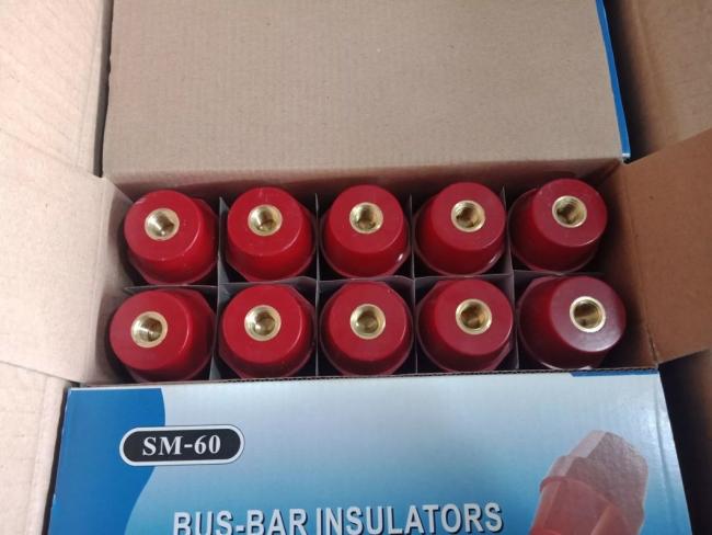 Low Voltage Red Insulator Bus Bar Sm20 Sm25 Sm30 Sm35 Sm40 Sm45 Sm51 Sm60 Sm76 Busbar Insulators