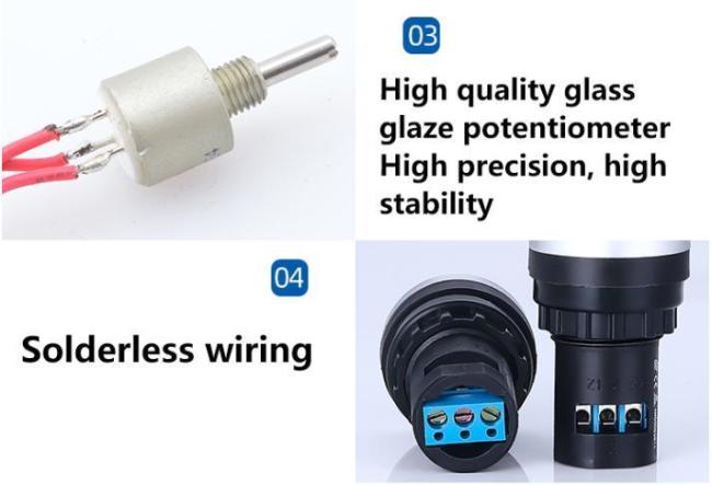 Precision Potentiometers La42dwq-22 Variable Resistor 1K 2K 3K 4K7 5K 10K 20K 50K 100K 200K 500K Ohm with Knob