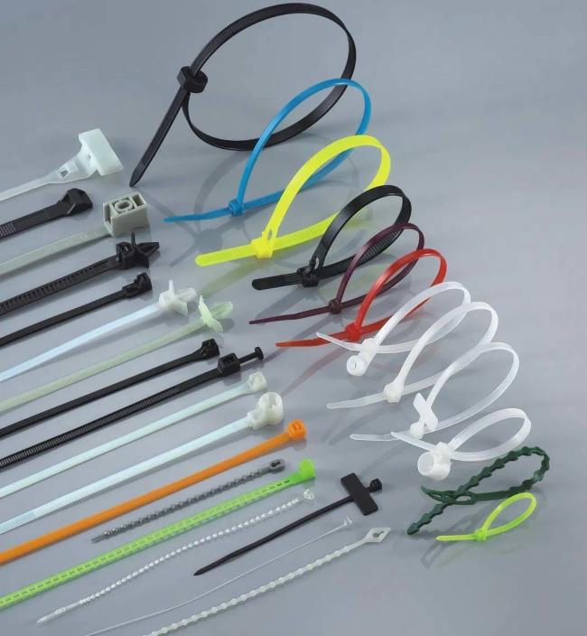 Customized White/Black Self-Locking Nylon PA66 Cable Ties Plastic Cable Tie