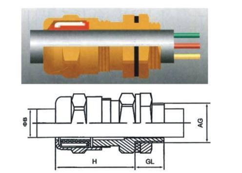 Wholesale High Quality IP66 IP68 Explosion-Proof Ex Metal Nickel Plated Brass Cable Gland