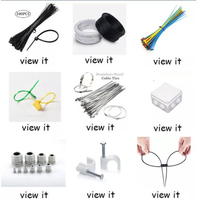 China Manufacturer Factory Selflocking UL UV Protected PA66 Material Plastic Cable Ties Nylon 66 Cable Tie Strap Plastic Tie