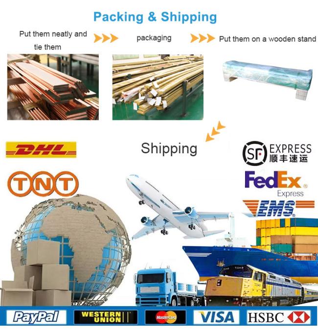 Pure Copper Electrical Busbar/Pure Copper Bus Bar