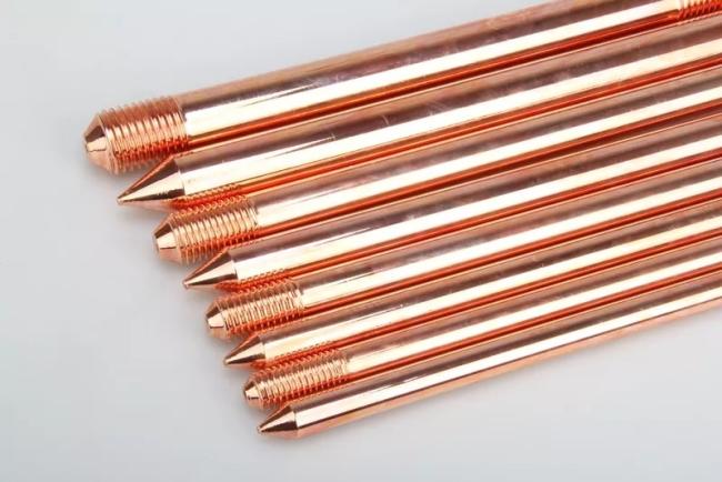Copper Plating Earth Grounding Rod with Clamp for Electric Fence Lightning Protection