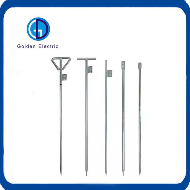Copper Plating Earth Grounding Rod with Clamp for Electric Fence Lightning Protection