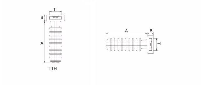 Hot Selling Made in China High Quality Cable Tie Holder OEM