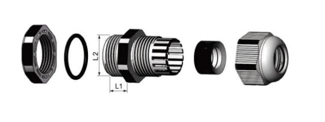 Popular Waterproof Junction Box Cheaper Nylon PA66 Material Cable Gland Connector