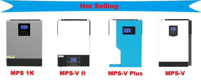 PS Series off-Grid Solar Power Inverter 800W High Frequency Pure Sine Wave Inverter with PWM Solar Charge Controller for off Grid Energy Storage System