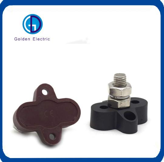 Battery Power Distribution Block Power Single Heavy-Duty Terminal Studs Distribution Dual M8 Terminal Studs Bus Bar