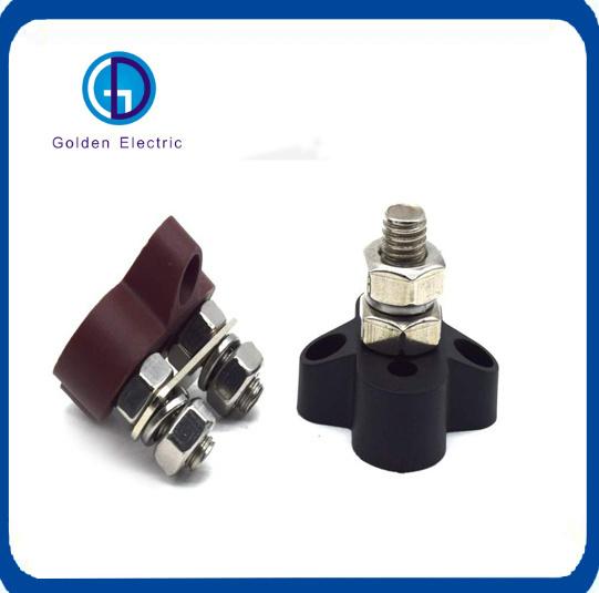 Battery Power Distribution Block Power Single Heavy-Duty Terminal Studs Distribution Dual M8 Terminal Studs Bus Bar