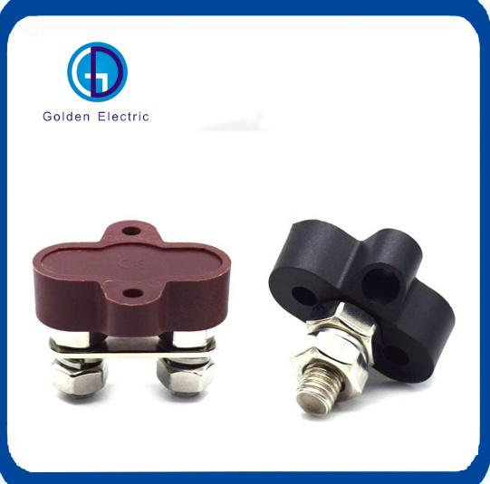 Battery Power Distribution Block Power Single Heavy-Duty Terminal Studs Distribution Dual M8 Terminal Studs Bus Bar