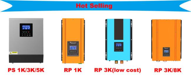 RP Series off-Grid Solar Power Inverter Low Frequency 120VAC 220VAC 12V/24V 1000W 2000W Pure Sine Wave Inverter