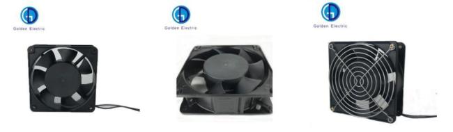DC High Speed Low Noise Hot Sale Axil Fan Cooling Fan Ventilation Fan Use for Building and Machine Air Ventilation