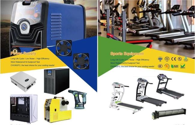 DC High Speed Low Noise Hot Sale Axil Fan Cooling Fan Ventilation Fan Use for Building and Machine Air Ventilation