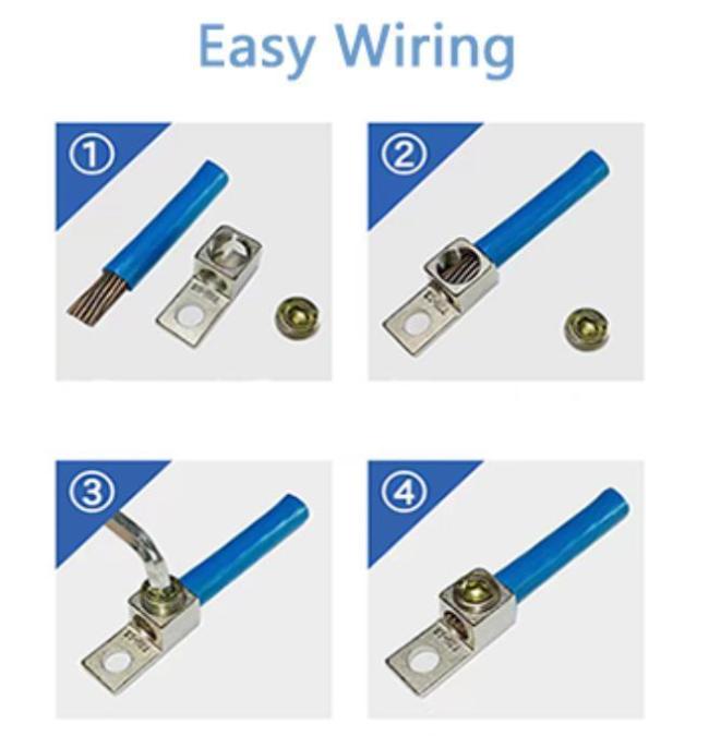 Double Conductor Single Hole Double Hole Aluminum Terminal Lugs
