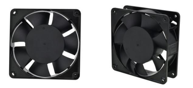 Industrial AC Cooling Axial Aluminum Exhaust Fan 120X120X38mm