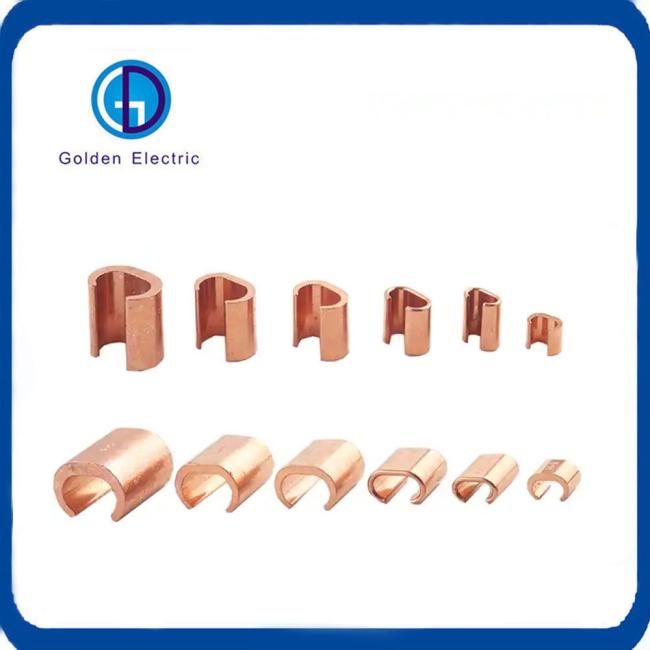 50mm2 70mm2 95mm2 Brass Round to Round Connectors Earthing Cross Jointing Clamps