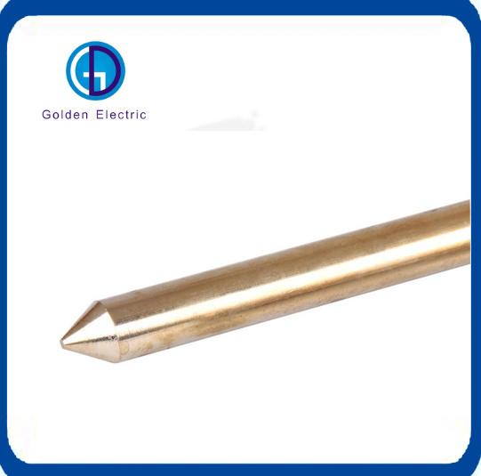 Low Copper Ground Rod Price High Voltage Copper Bonded Earthing Rods Brass Grounding Rod