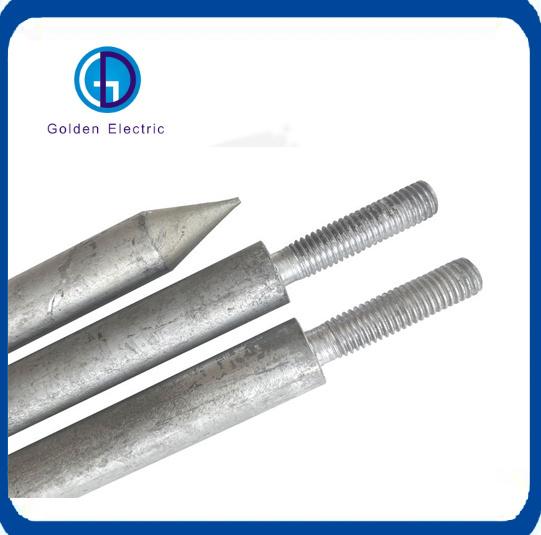 Hot Selling Earth Protection System Threaded Electrical Earth Electrode Hot DIP Galvanized Ground Rod