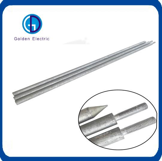 Hot Selling Earth Protection System Threaded Electrical Earth Electrode Hot DIP Galvanized Ground Rod
