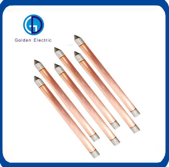 Chinese Copper Rod Manufacturer Solid Copper Earth Rods Pure Copper Ground Rod for Wholesale