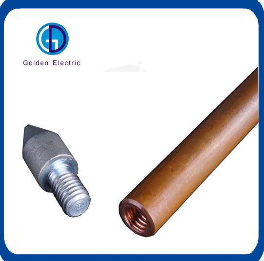 Chinese Copper Rod Manufacturer Solid Copper Earth Rods Pure Copper Ground Rod for Wholesale