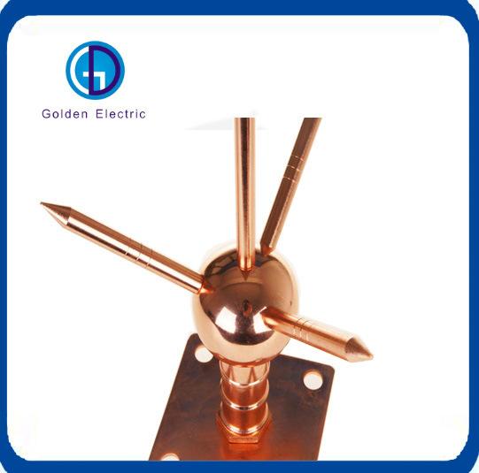 2022 China Lightning Protection Grounding System Supplier Copper 21kv Lightening Rod 22kv Lightning Arrester for Sale