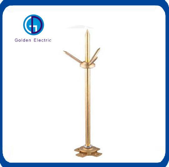 2022 China Lightning Protection Grounding System Supplier Copper 21kv Lightening Rod 22kv Lightning Arrester for Sale