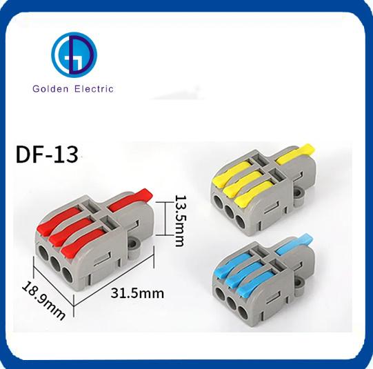 DIY Panel Mounted Reusable Junction Box Lever Nut Fast Connector 32A Electrical Wire Connector