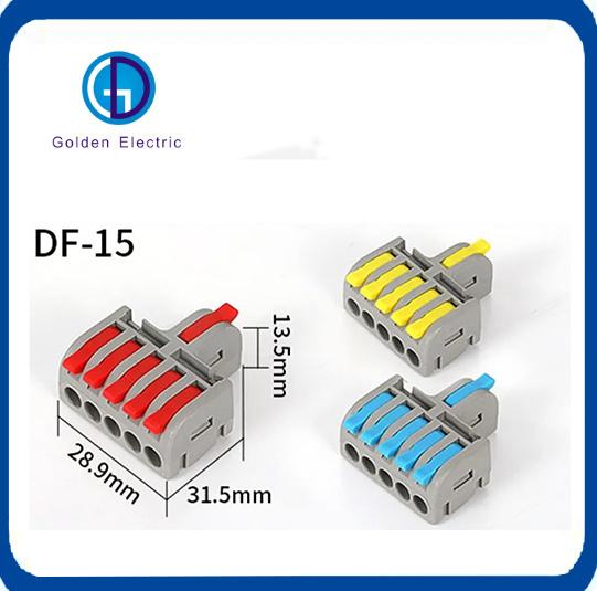DIY Panel Mounted Reusable Junction Box Lever Nut Fast Connector 32A Electrical Wire Connector