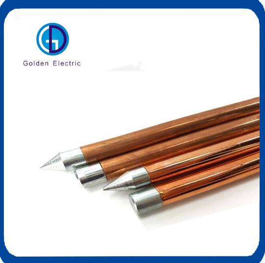 Copper Internal Threaded Grounding Rods Earthing Rod