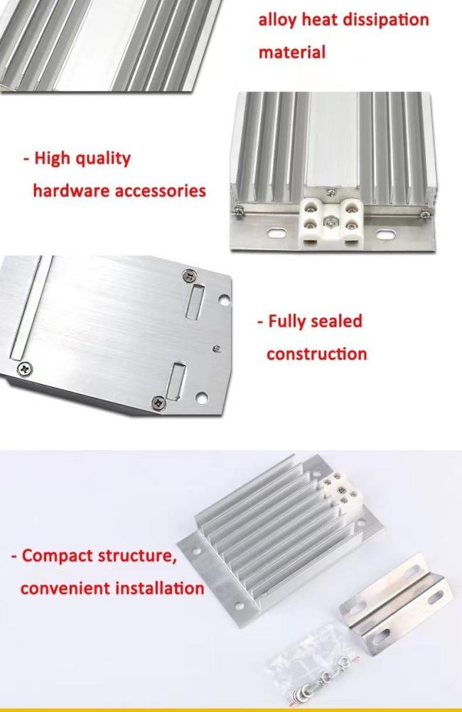 Aluminum Heater Djr 100W 220V Radiator Aluminum Heat Sink Module Dehumidification Heater Element for Power System Equipment