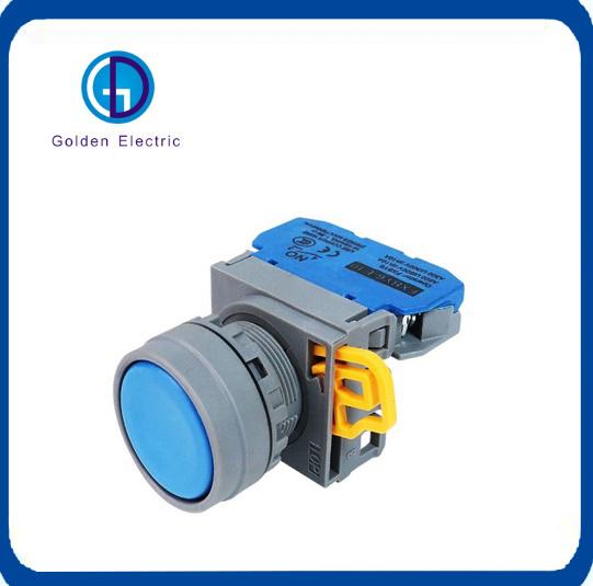 Plastic Button Fxby6 Momentary Switch Self-Recovery 22mm IP65 10A 1no Red Green Blue White
