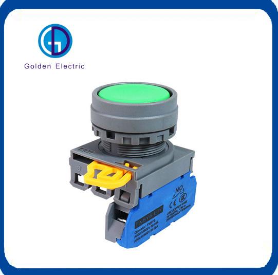 Plastic Button Fxby6 Momentary Switch Self-Recovery 22mm IP65 10A 1no Red Green Blue White