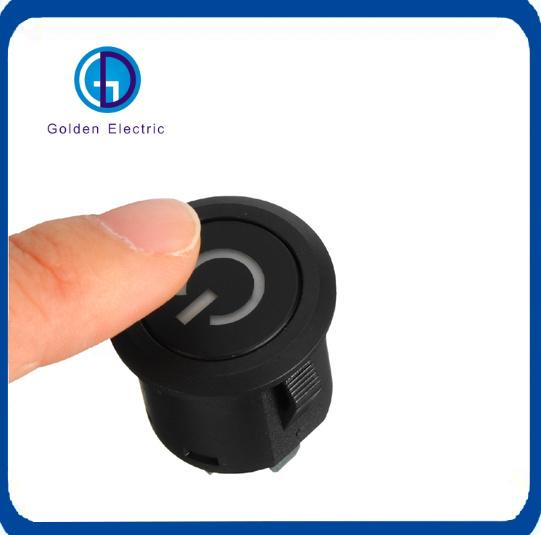 22mm LED Autolock Power Push Button on-off Switch Latching Self-Locking Button Switch Start Button Switch
