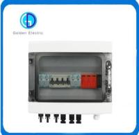 China Cheap Plastic Type 2 Strings 3 String 4 Strings PV Combiner Box 1000VDC With SPD And Fuse for sale