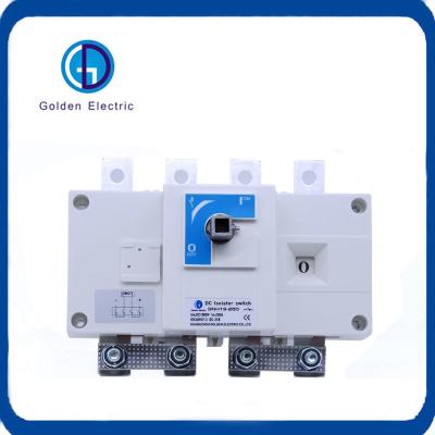 China Solar PV Isolator Switch DC1000V 1500V 160A 250A 400A 630A 800A 1250A Disconnector Switch for sale